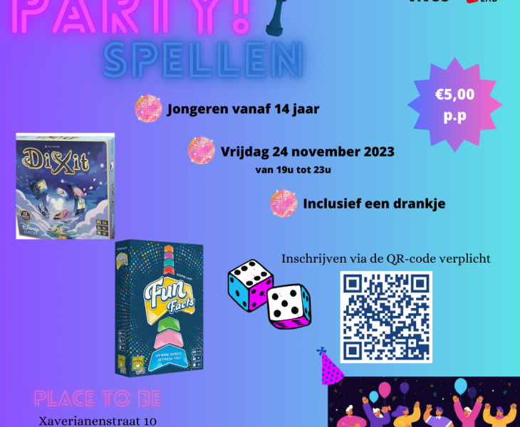 Eerste Spelcafé: partyspellen voor jongeren - SpellenLab